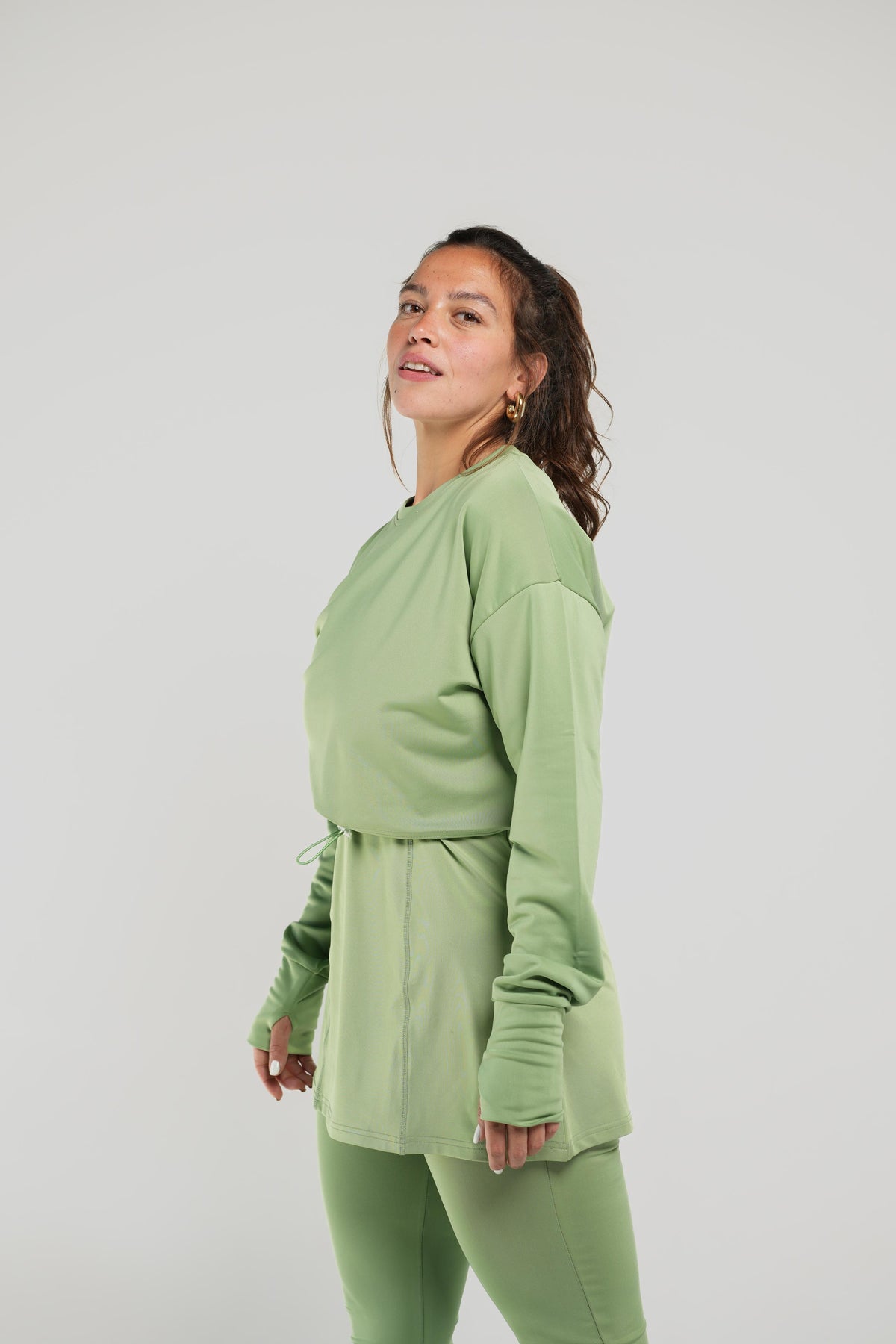 NK Crop Top | MATCHA | hydroswimwear